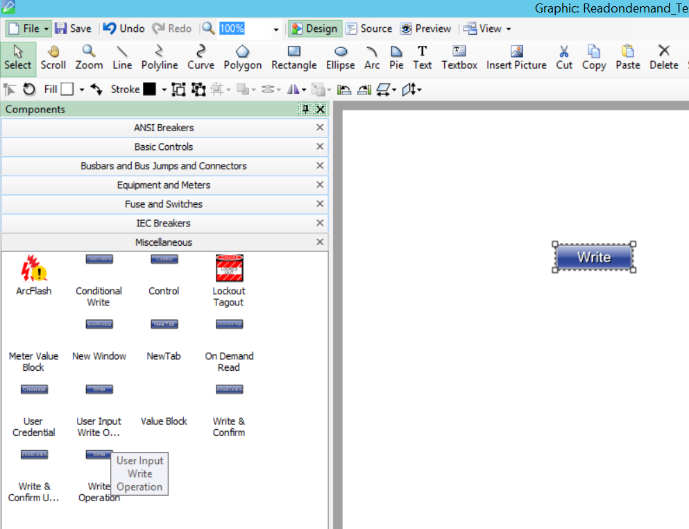 Analog Write Operation