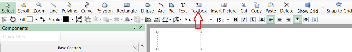 Configuring a custom Textbox