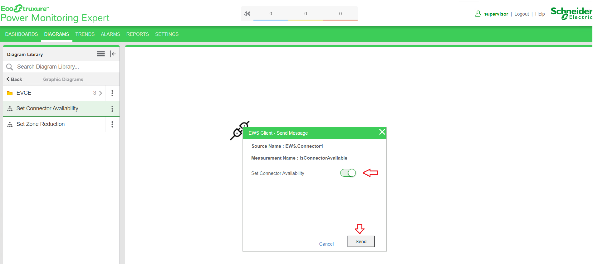 Configuring Write Operation using Set Connector Availability Component