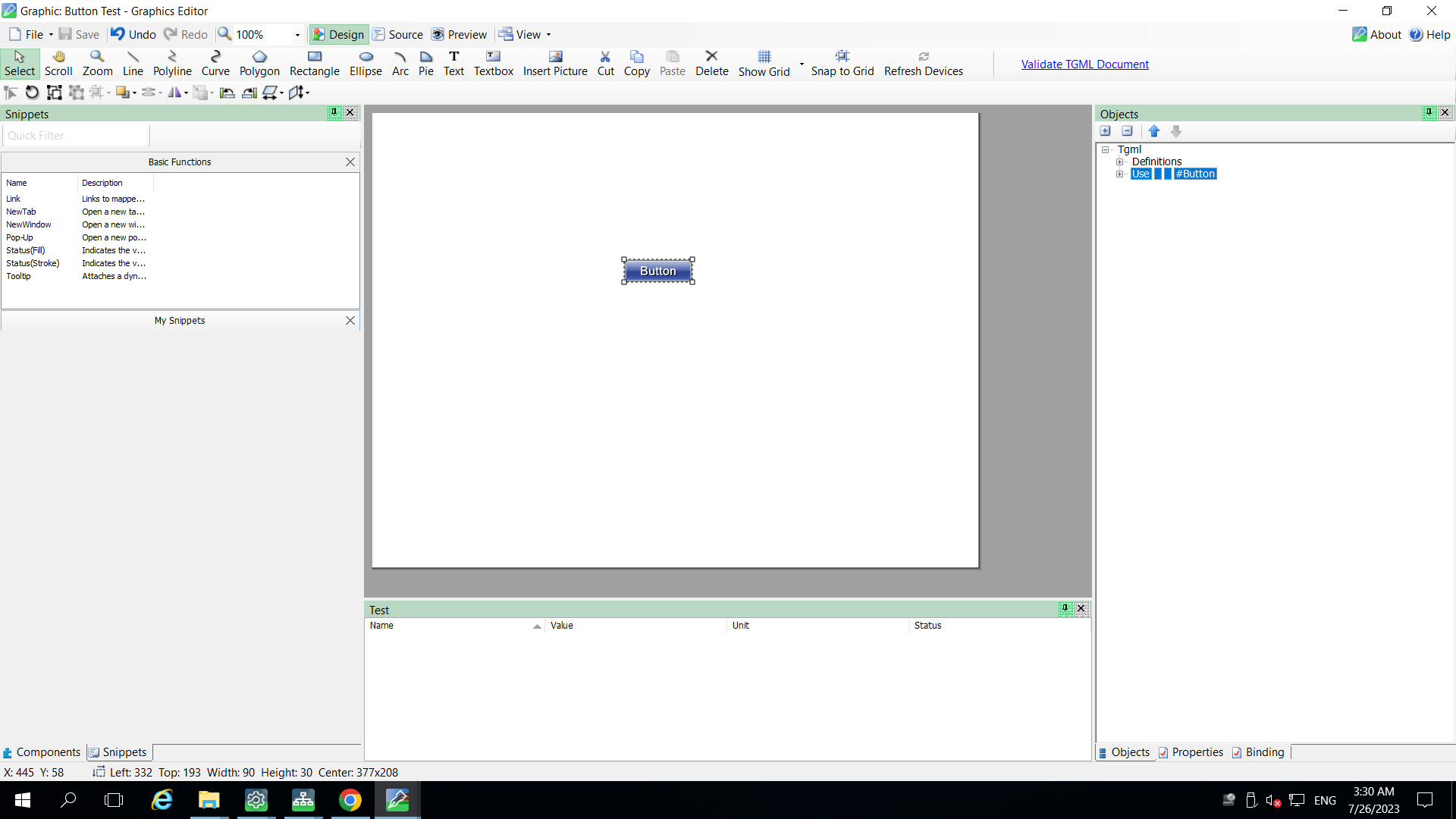 Opening TGML Diagrams from TGML components