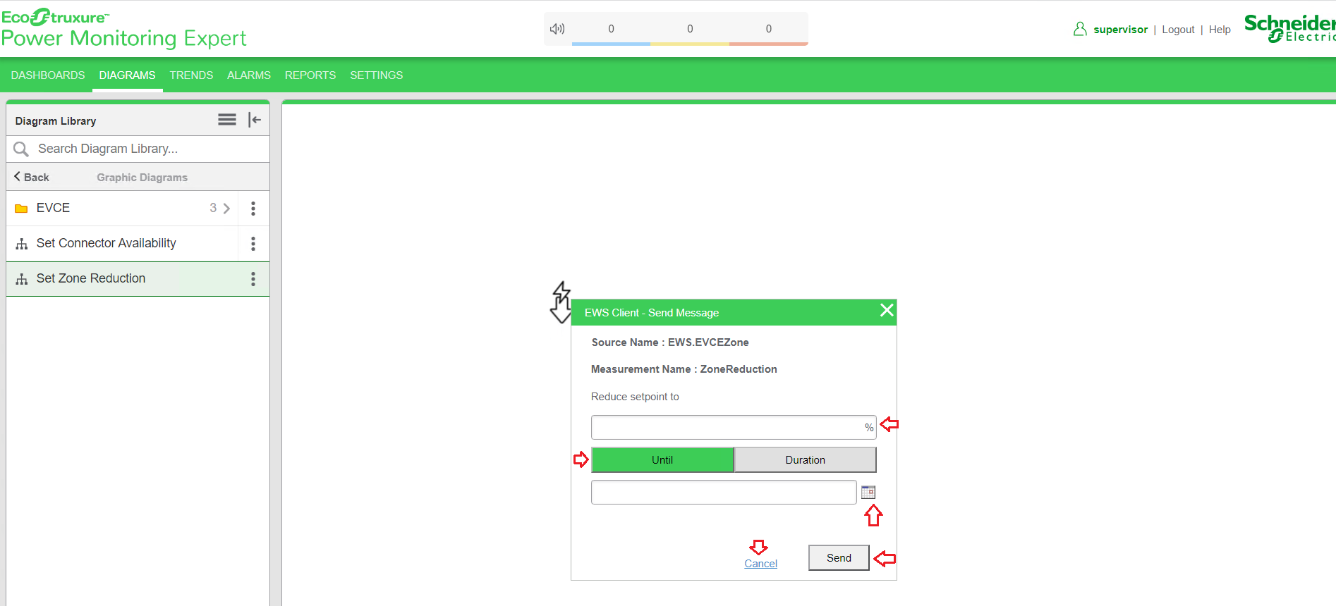 Configuring Write Operation Using Set Zone Reduction Component