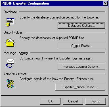Configuring the PQDIF Exporter
