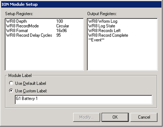 Set up the Generator Battery Health monitoring device