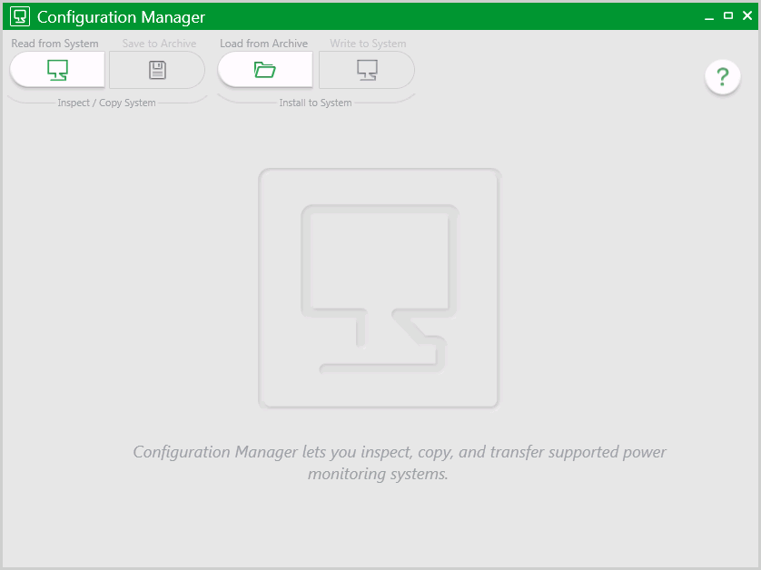 Starting Configuration Manager
