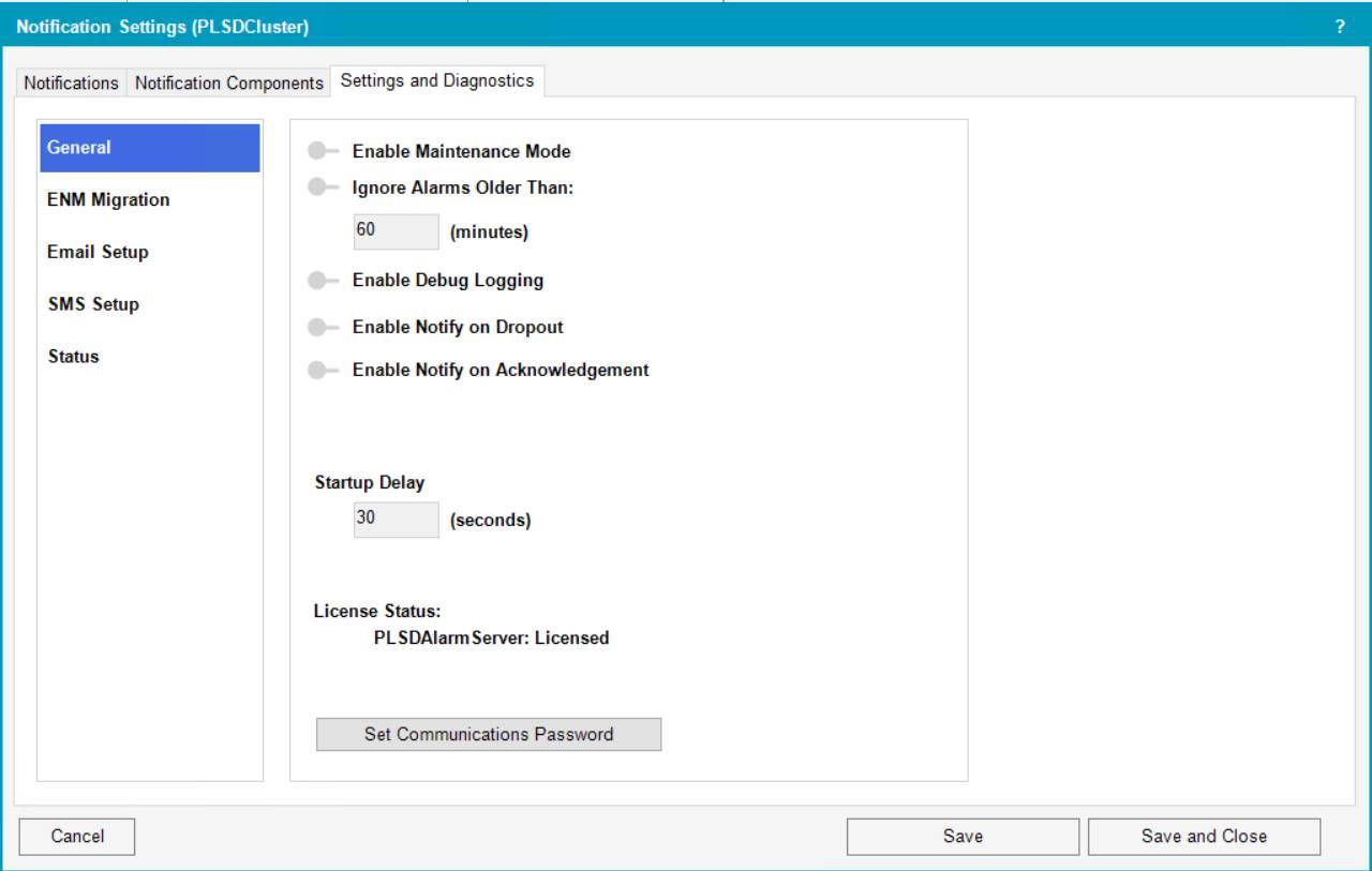 Notifications Settings