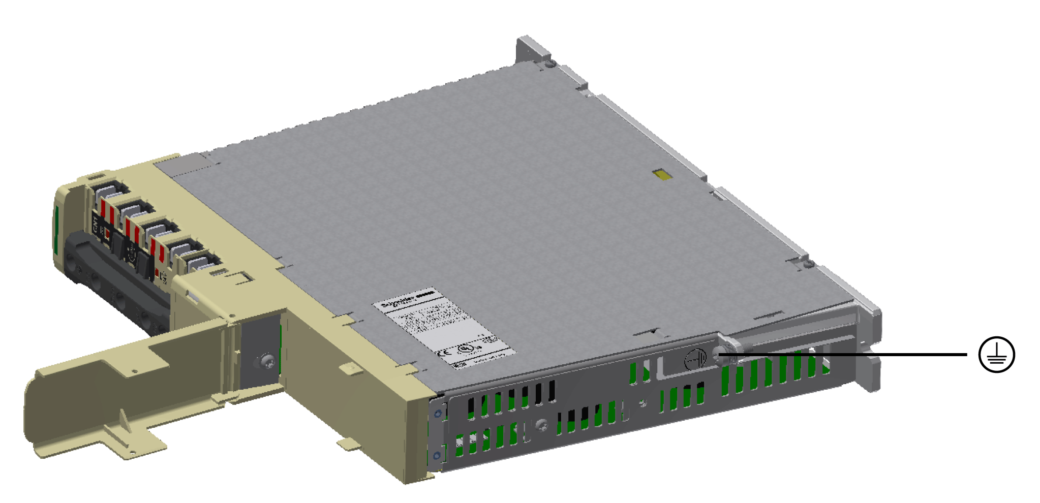 Electrical Connections - Lexium 62 DC Link Support Module