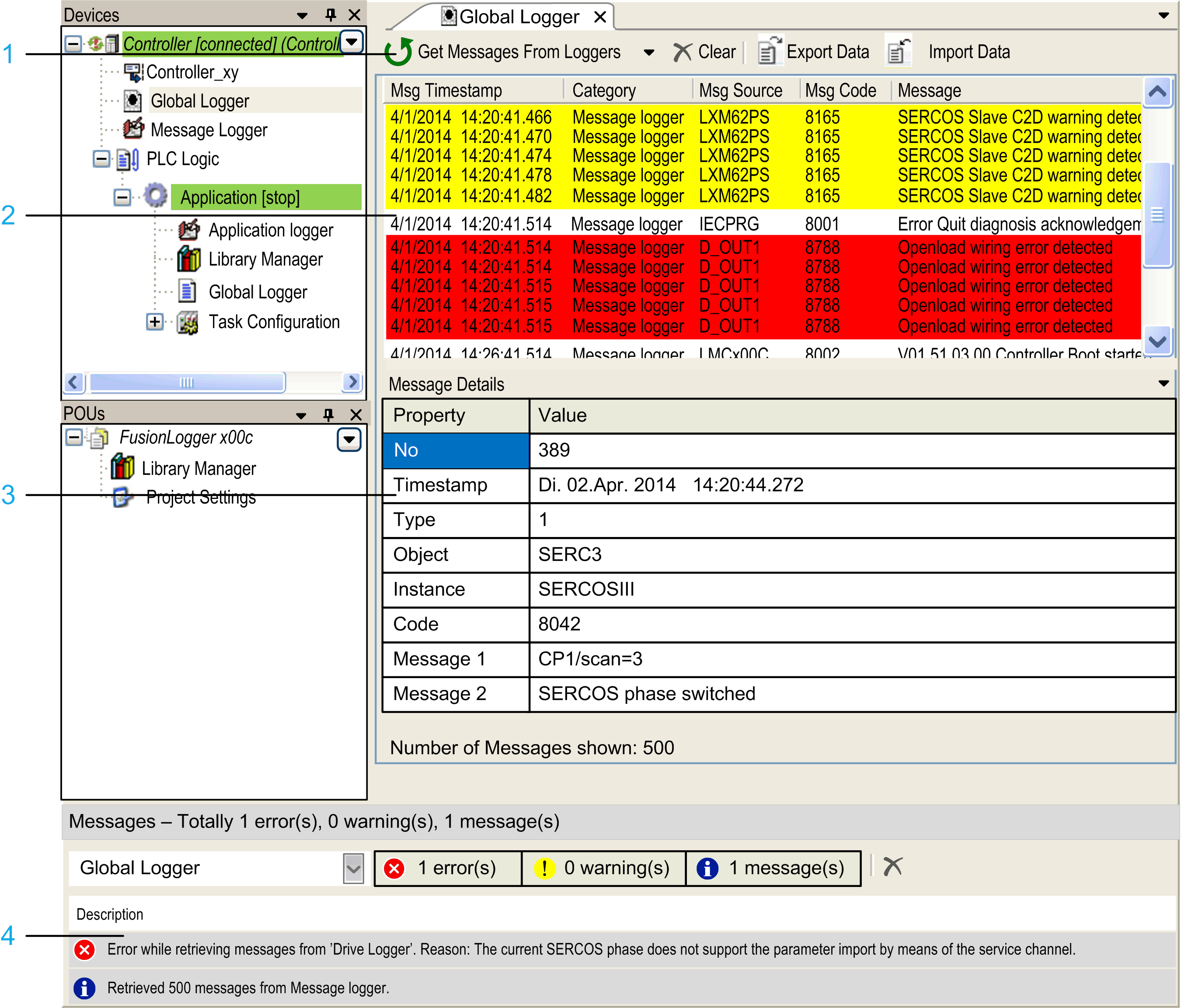 Add Object > Global Logger...