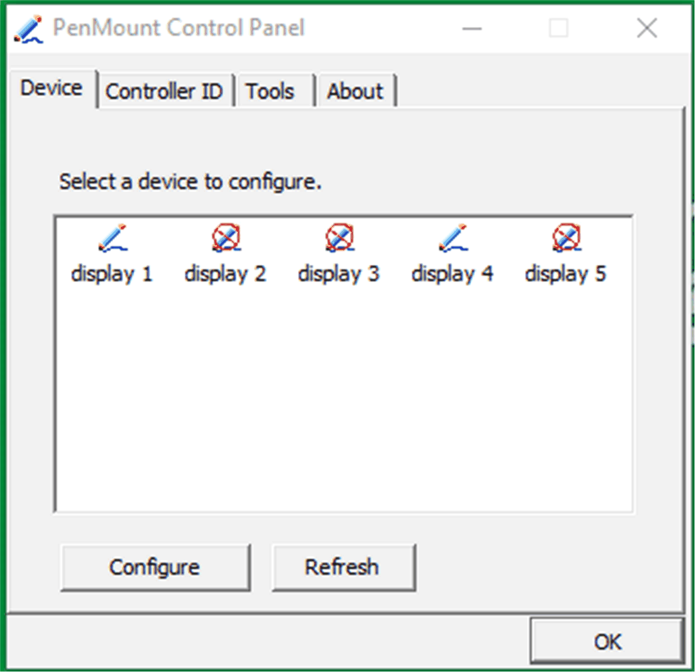 Comportement des Ecrans et de la fonction Touch