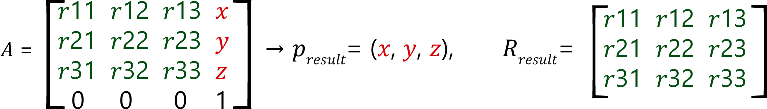 FC_PoseMatrixToPositionRotationMatrix - General Information