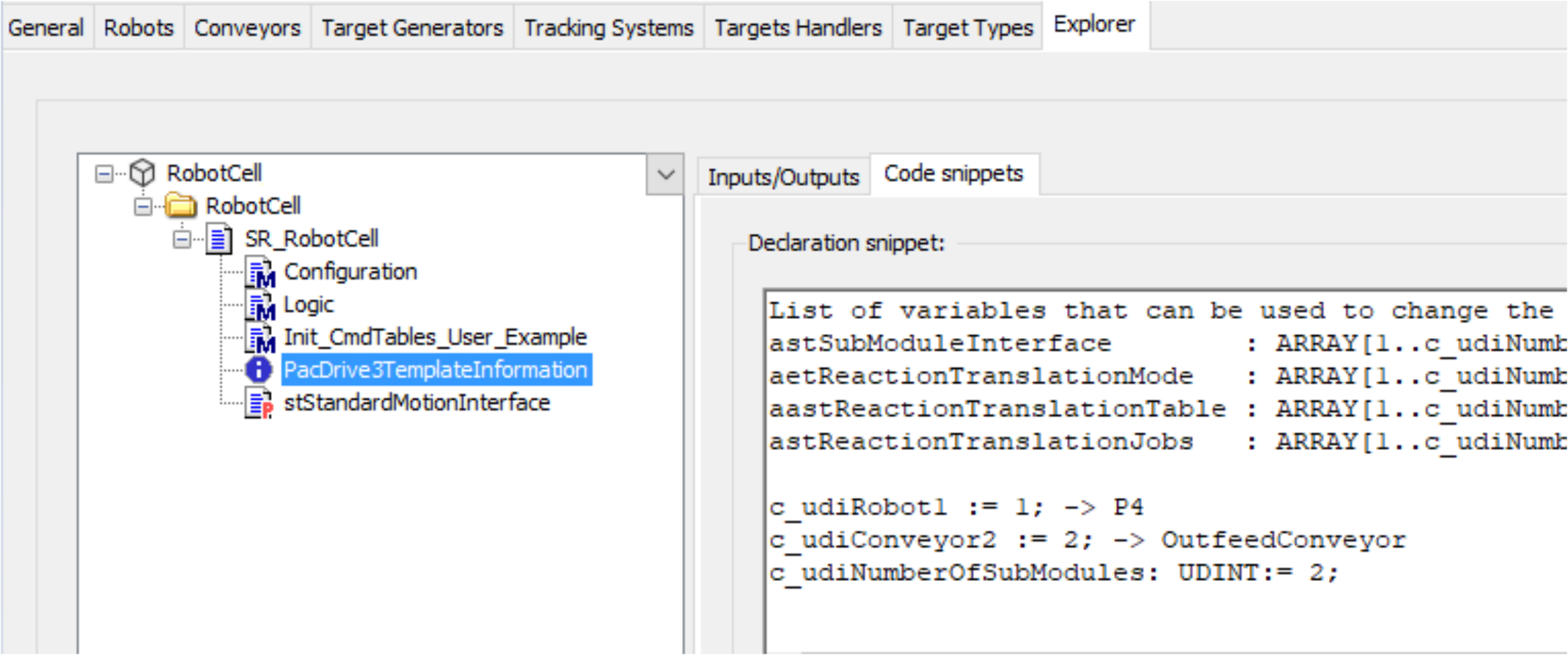 How to Use Conveyor of Node Type 'Physical Encoder' in RobotCell Module