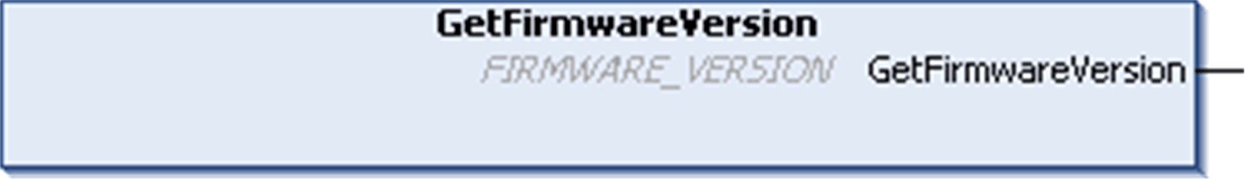 GetFirmwareVersion: Returns Information About the Firmware, the Boot ...