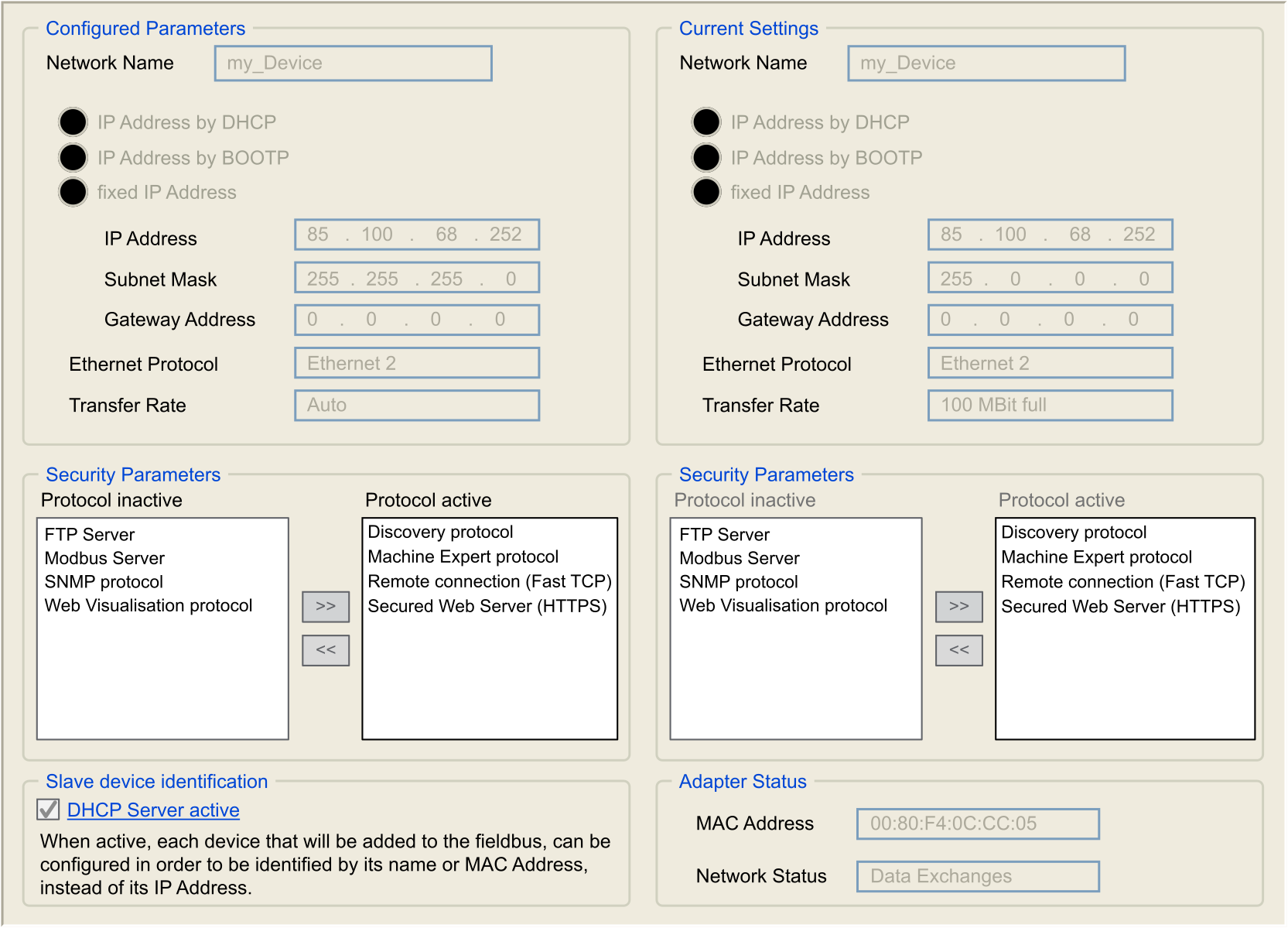 IP Address Configuration