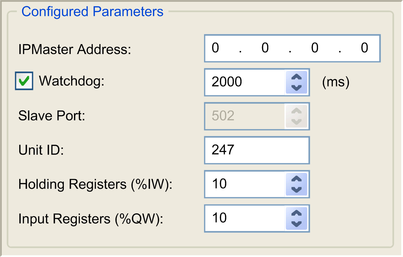Controller as a Slave Device on Modbus TCP