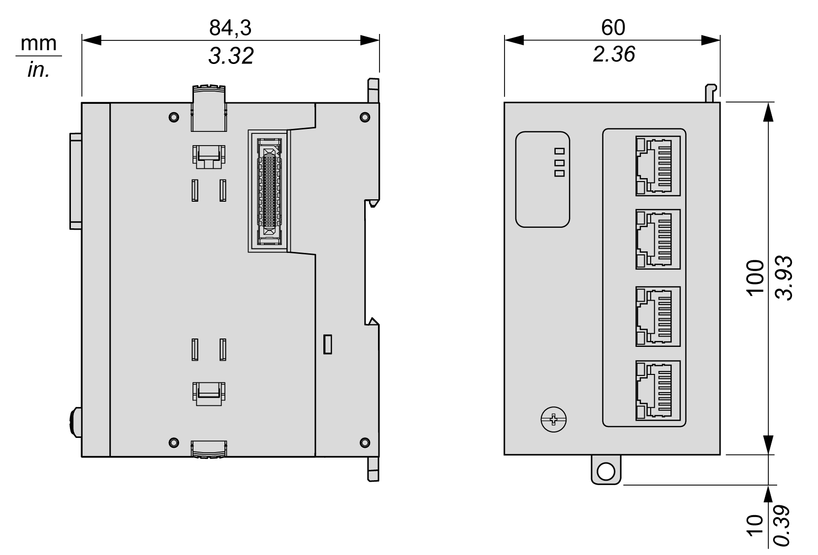 Características del módulo TMSES4
