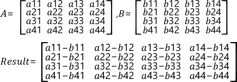 FC_Matrix4DSubtraction - General Information