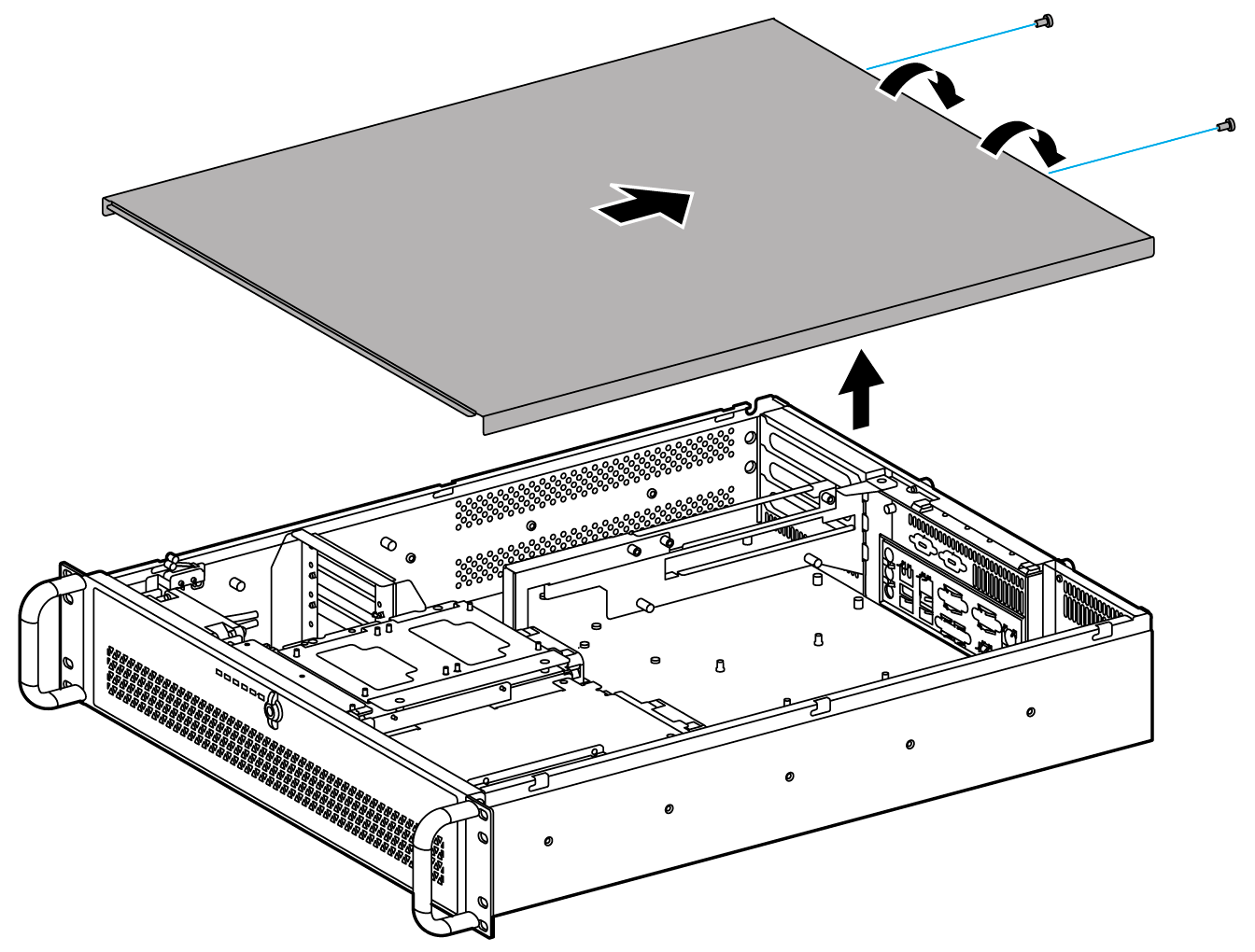 Universal 和 Optimized Rack iPC 串行线路描述与安装