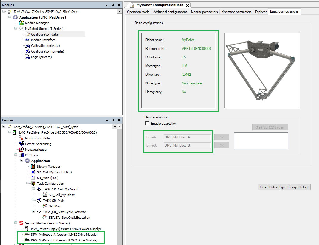 How to Change Robot Types